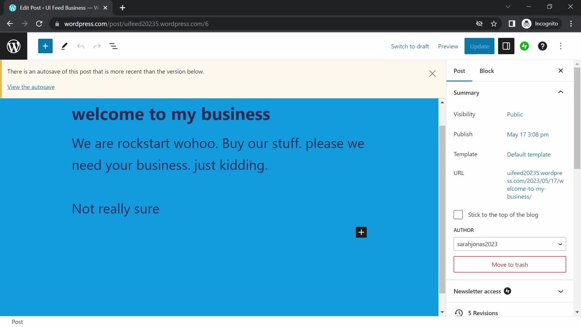 Version History On WordPress video 7 Screenshots 