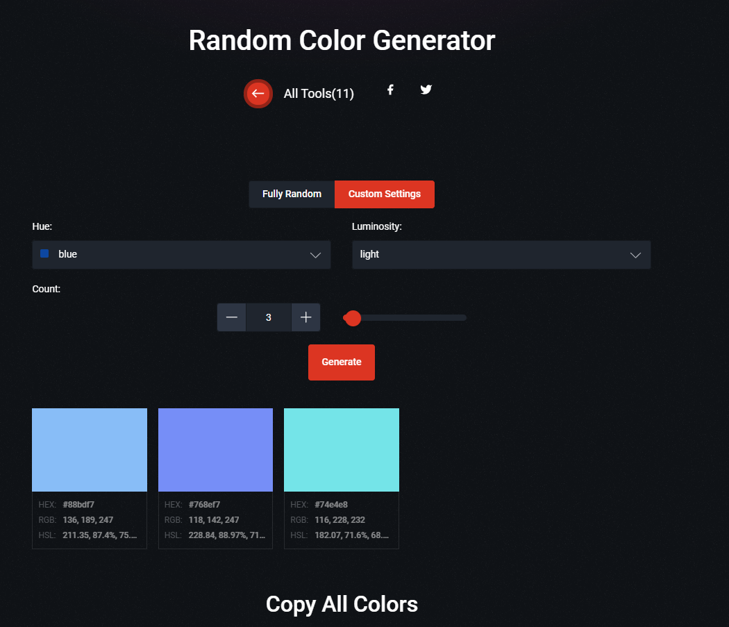 How To Use a Random Color Generator | Page Flows